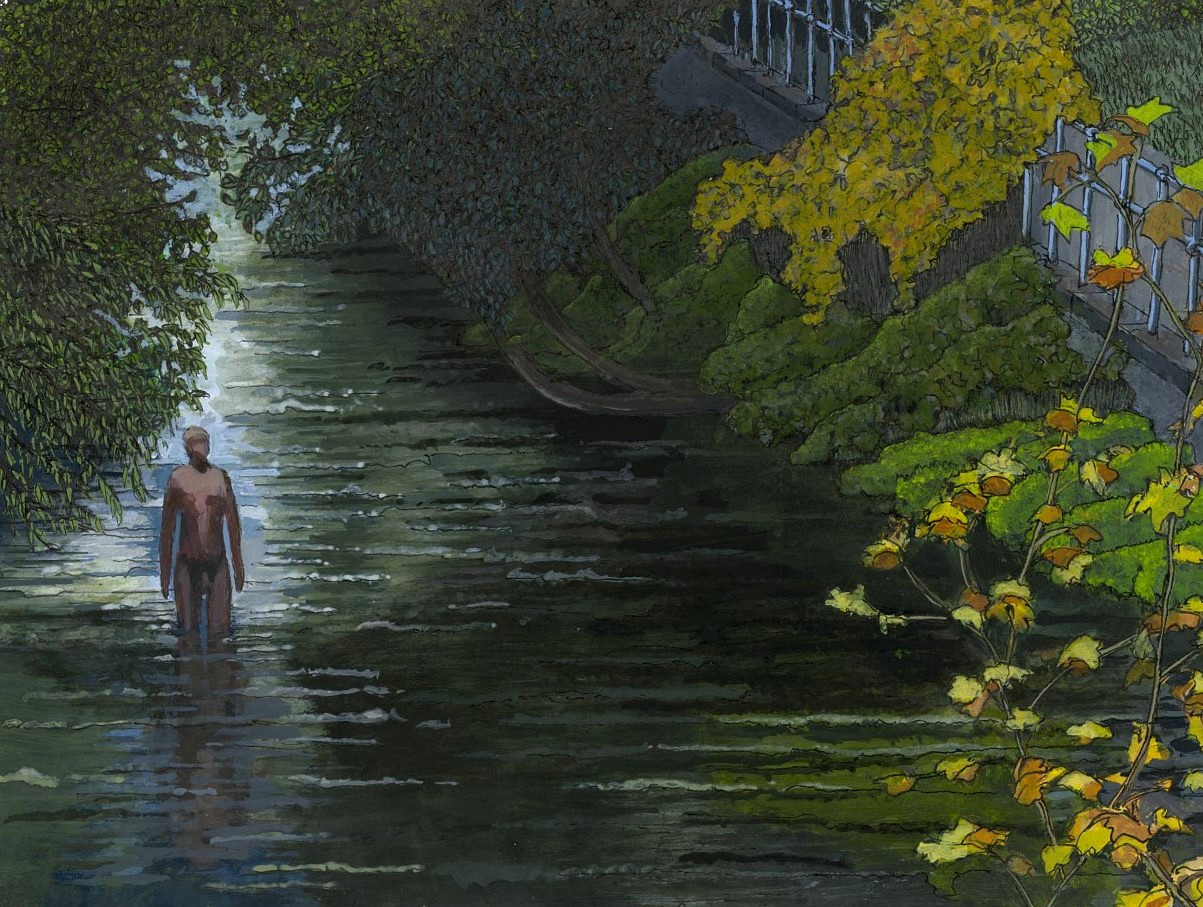 Rob's Latest Illustration features Mr Gormley at Bonnington and we love ...