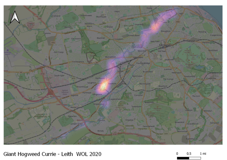 Heat maps - tracking the successes of our Giant Hogweed work » The ...