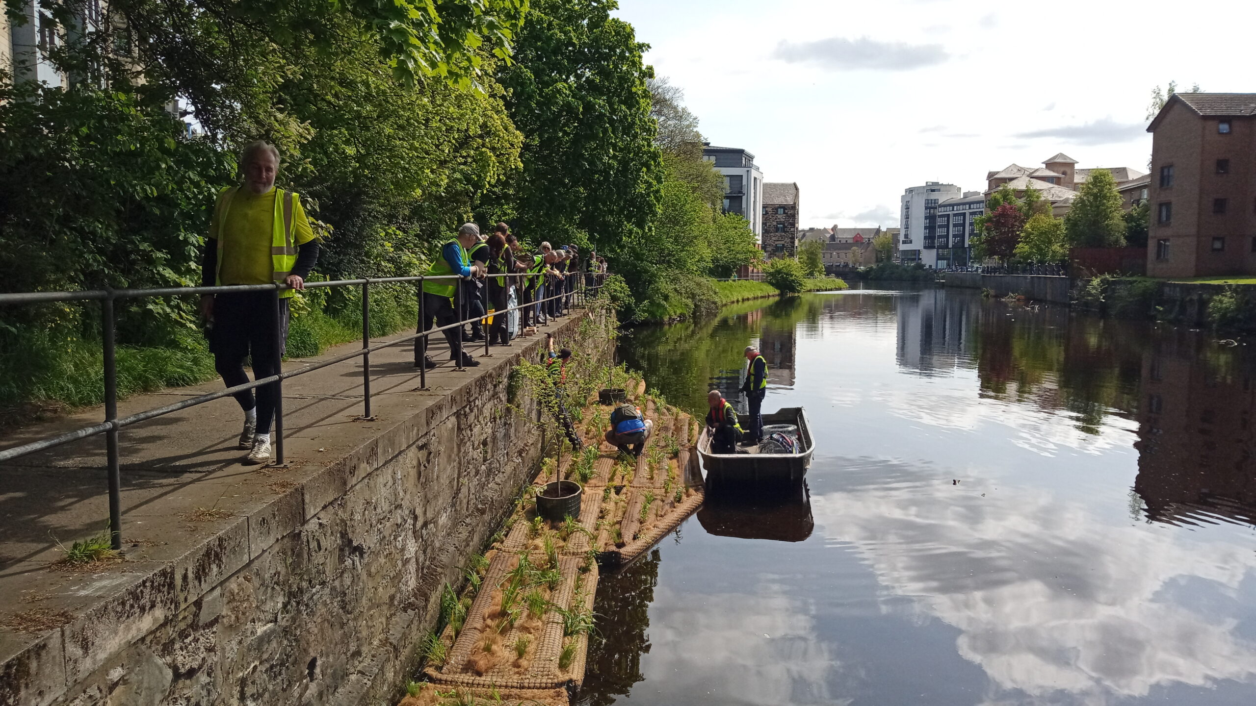 Biomatrix platforms create new habitats in Leith » The Water of Leith ...
